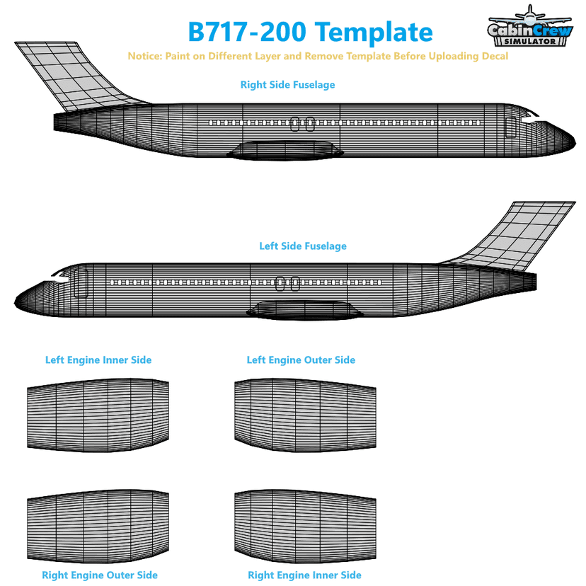 Cabin Crew Simulator Livery Templates & Tutorial | Cruising Studios ...